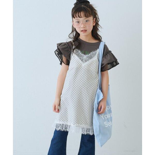 『タイムセール実施中』ZOZO問い合わせ番号:104720922ショップ:CIAOPANIC TYPY，チャオパニックティピーブランド:CIAOPANIC TYPY，チャオパニックティピー商品名:【KIDS】ランジェリーレースドットキャミチ...