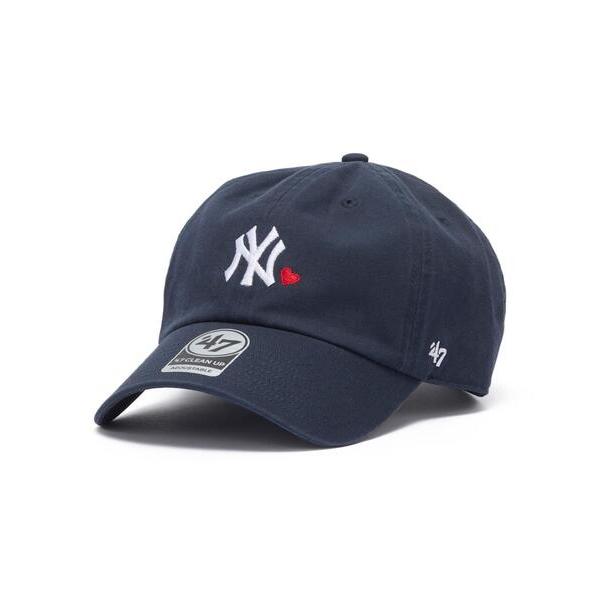 ZOZO問い合わせ番号:104720924ショップ:WEGO，ウィゴーブランド:MLB，メジャーリーグベースボール，WEGO，ウィゴー商品名:WEGO/47 CLEAN UP MLB MINI HEARTカテゴリ:帽子>キャップブラン...