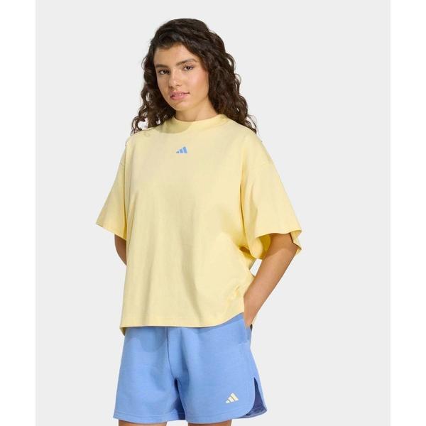 ZOZO問い合わせ番号:104721058ショップ:adidas，アディダスブランド:adidas，アディダス商品名:W 3STRIPES STUDIO LOOSE Tシャツ / アディダス adidasカテゴリ:トップス>Tシャツ/...