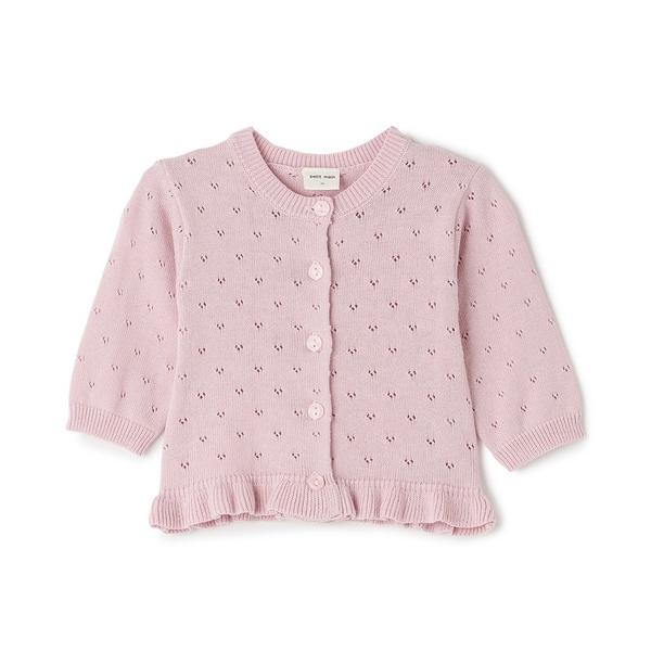 ※このアイテムは返品・交換対象外商品です。ZOZO問い合わせ番号:104721079ショップ:petit main，プティマインブランド:petit main，プティマイン商品名:【UV】針抜きカーディガンカテゴリ:ママ＆ベビー>その...