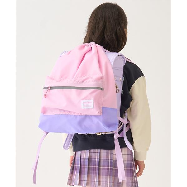 『セール実施中』ZOZO問い合わせ番号:104721098ショップ:petit main，プティマインブランド:minimal，ミニマル商品名:【DailyME/撥水】体操着・ランドセルの上から背負えるナップサックカテゴリ:バッグ>バ...