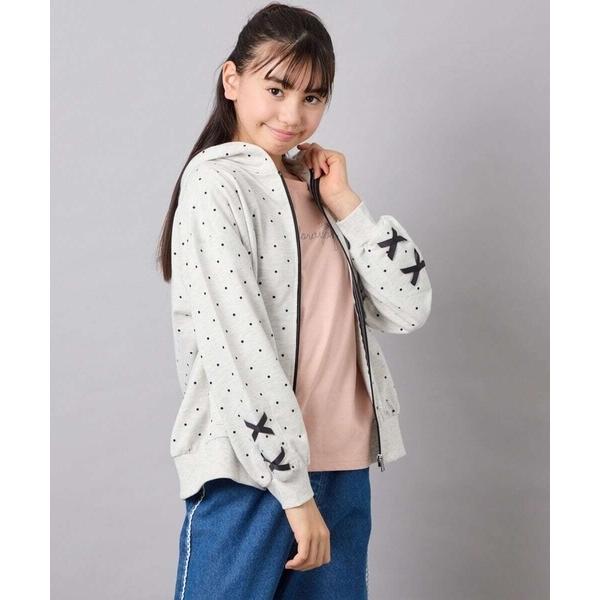 『タイムセール実施中』ZOZO問い合わせ番号:104721109ショップ:a.v.v，アー・ヴェ・ヴェブランド:a.v.v，アーヴェヴェ商品名:[120-160]レースアップパーカーカテゴリ:トップス>パーカーブランド品番:KJCED...