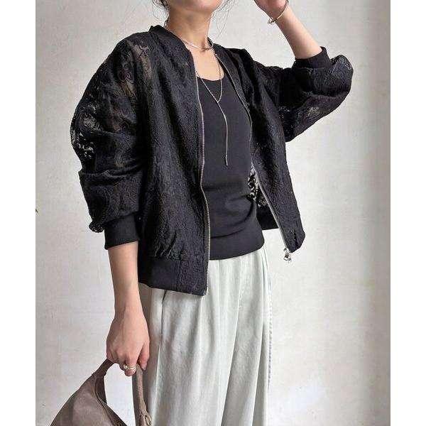 ZOZO問い合わせ番号:104721136ショップ:DouDou，ドゥドゥブランド:DouDou，ドゥドゥ商品名:【WEB限定】チュールレースブルゾンカテゴリ:ジャケット/アウター>その他アウターブランド品番:DDZ1061107A0...