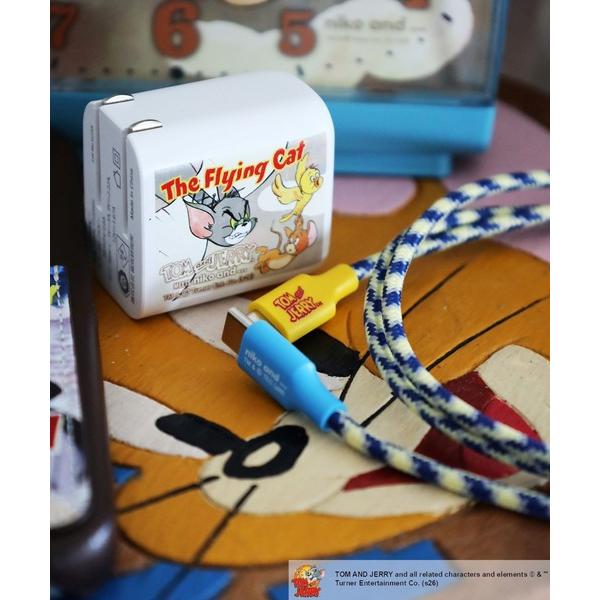 ZOZO問い合わせ番号:104721436ショップ:niko and...，ニコアンドブランド:niko and...，ニコアンド商品名:【トムとジェリー】コラボ　CCケーブルセットカテゴリ:PC・スマホグッズ/家電>スマホグッズブラ...