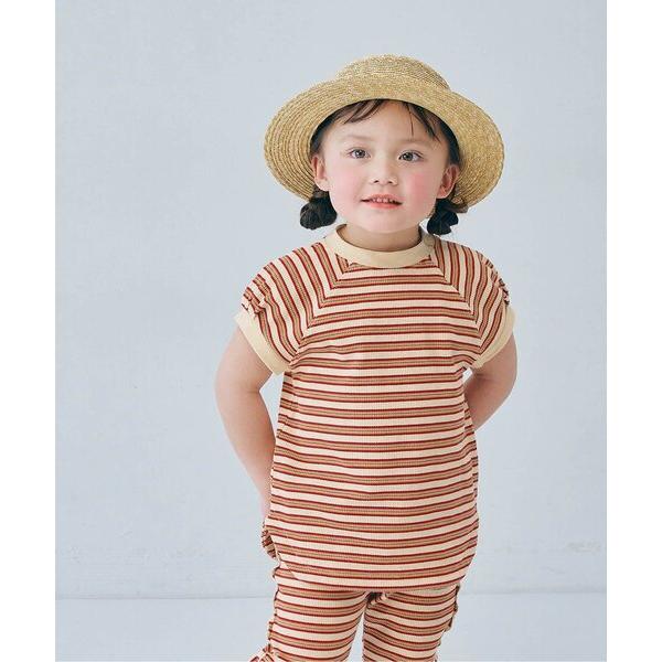 ZOZO問い合わせ番号:104721482ショップ:F.O.Online Store，エフオーオンラインストアブランド:p.premier，ピードットプルミエ商品名:先染めボーダーワッフルトップスカテゴリ:トップス>Tシャツ/カットソ...