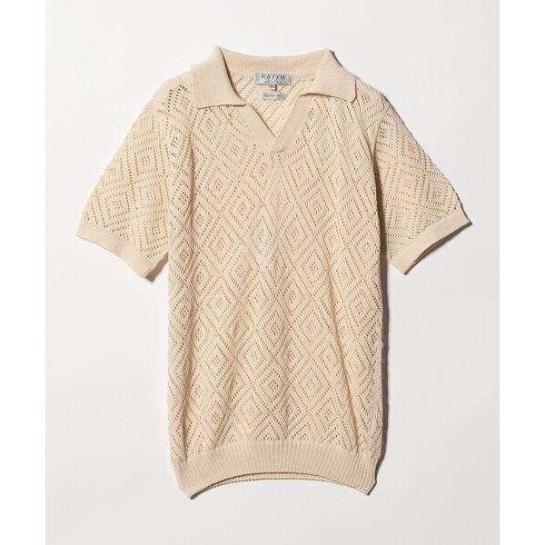 ZOZO問い合わせ番号:104721516ショップ:UNITED ARROWS，ユナイテッドアローズブランド:UNITED ARROWS，ユナイテッドアローズ商品名:【別注】＜RAFFA MOLINA＞ ダイヤ スキッパー ニットカテゴリ:...