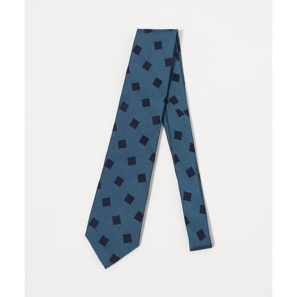 『タイムセール実施中』ZOZO問い合わせ番号:104721736ショップ:UNITED ARROWS，ユナイテッドアローズブランド:UNITED ARROWS，ユナイテッドアローズ商品名:ブルー スクエア ジャガード ネクタイカテゴリ:フォ...