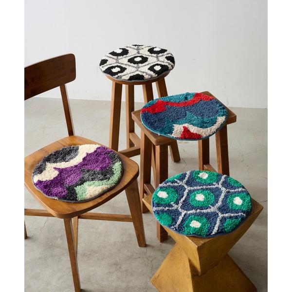 ZOZO問い合わせ番号:104722021ショップ:salle de bal，サルデバルブランド:salle de bal，サルデバル商品名:【 echino / エチノ  】Chair Pad チェアパッド ざぶとん  WECQF-004...
