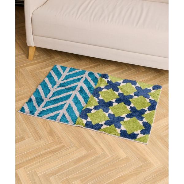 ZOZO問い合わせ番号:104722076ショップ:salle de bal，サルデバルブランド:salle de bal，サルデバル商品名:【 echino / エチノ  】Shaggy Rug Mat　シャギーラグマット  玄関マット　...