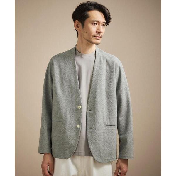 『タイムセール実施中』ZOZO問い合わせ番号:104722094ショップ:TAKEO KIKUCHI，タケオキクチブランド:TAKEO KIKUCHI，タケオキクチ商品名:「抗菌防臭」バーズアイメッシュノーカラージャケットカテゴリ:ジャケッ...