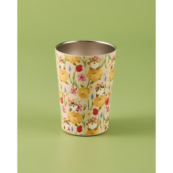 ZOZO問い合わせ番号:104722126ショップ:salle de bal，サルデバルブランド:salle de bal，サルデバル商品名:【mofusand / モフサンド】mofusand x 日比谷花壇　2way真空二重タンブラーM...