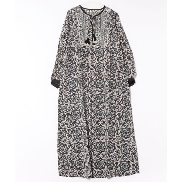 ZOZO問い合わせ番号:104722403ショップ:antiqua，アンティカブランド:antiqua，アンティカ商品名:ジャイプリ柄 ワンピースカテゴリ:ワンピース/ドレス>ワンピースブランド品番:IYA-00146素材:綿100%...