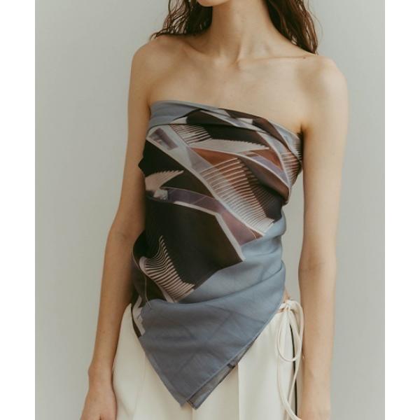 ZOZO問い合わせ番号:104722469ショップ:MARTE，マルテブランド:ILANIS，イラニス商品名:Architectural Scarfカテゴリ:財布/小物>バンダナ/スカーフブランド品番:IL-GD001-26-01素材...