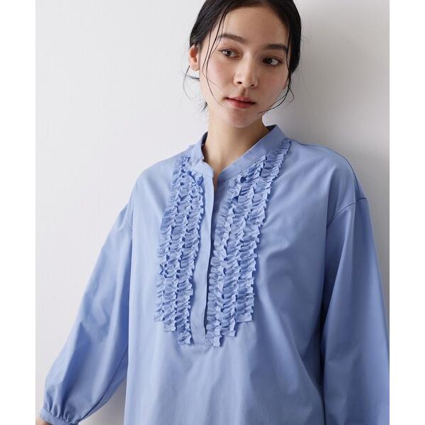 ZOZO問い合わせ番号:104722551ショップ:Dessin，デッサンブランド:Dessin，デッサン商品名:【着映え/洗える】フロントフリルブラウスカテゴリ:トップス>シャツ/ブラウスブランド品番:F58-85042-2026-...