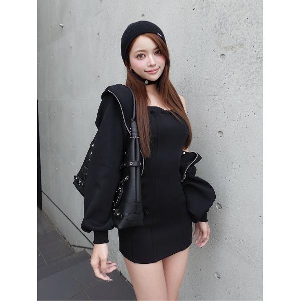 ZOZO問い合わせ番号:104723137ショップ:Darich，ダーリッチブランド:Darich，ダーリッチ商品名:ボンディングスウェットアンサンブルミニワンピースカテゴリ:ワンピース/ドレス>ワンピースブランド品番:1126140...