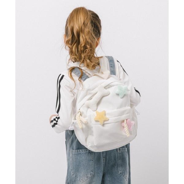 『タイムセール実施中』ZOZO問い合わせ番号:104723213ショップ:moredays store，モアデイズ・ストアブランド:URBAN CHERRY，アーバンチェリー商品名:もこもこワッペンカラーバックパックカテゴリ:バッグ>...