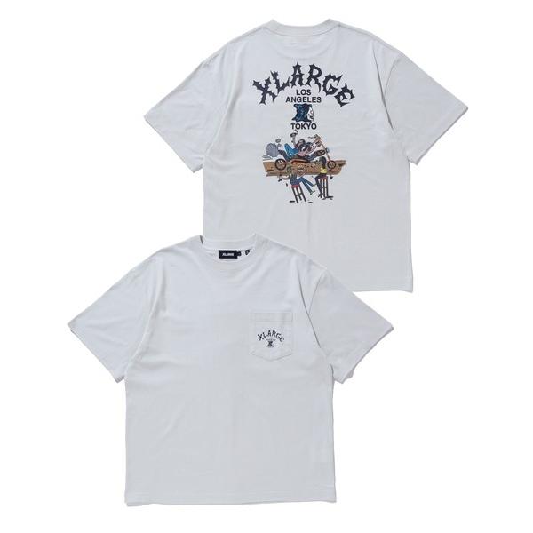 『セール実施中』ZOZO問い合わせ番号:104723220ショップ:XLARGE，エクストララージブランド:XLARGE，エクストララージ商品名:HANG OUT S/S POCKET TEEカテゴリ:トップス>Tシャツ/カットソーブ...