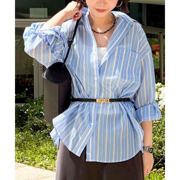 ZOZO問い合わせ番号:104723304ショップ:NOLLEY'S，ノーリーズブランド:NOLLEY'S Sophi，ノーリーズソフィ，NOLLEY'S，ノーリーズ商品名:ウォッシャブルMARSALAシアーストライプ3WAYシャツカテゴリ...
