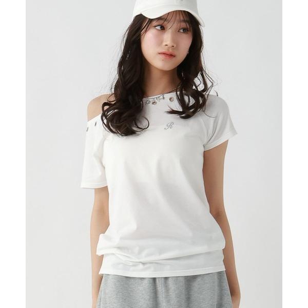 『セール実施中』ZOZO問い合わせ番号:104723458ショップ:repipi armario，レピピアルマリオブランド:repipi armario，レピピ アルマリオ，10C REPIPI，ジューシーレピピ商品名:EYELETオフショ...