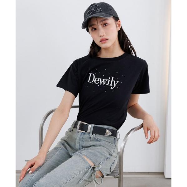 ZOZO問い合わせ番号:104723511ショップ:repipi armario，レピピアルマリオブランド:repipi armario，レピピ アルマリオ，10C REPIPI，ジューシーレピピ商品名:DewilyキラキラTシャツカテゴリ...