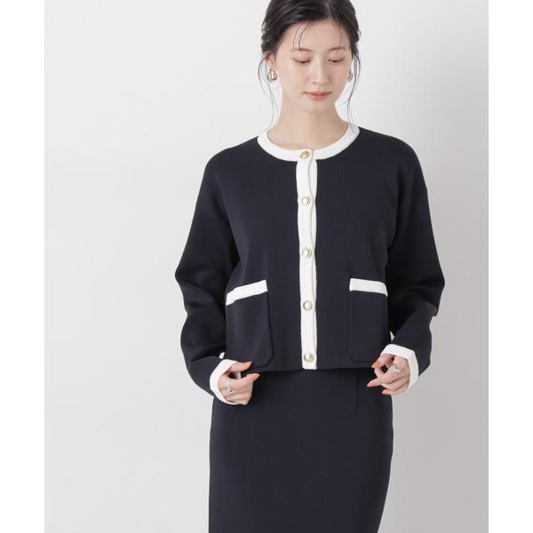 『セール実施中』ZOZO問い合わせ番号:104723565ショップ:NANO universe，ナノユニバースブランド:NANO universe，ナノユニバース商品名:洗濯機洗可バイカラーニットジャケットカーディガン(セットアップ可)カテ...
