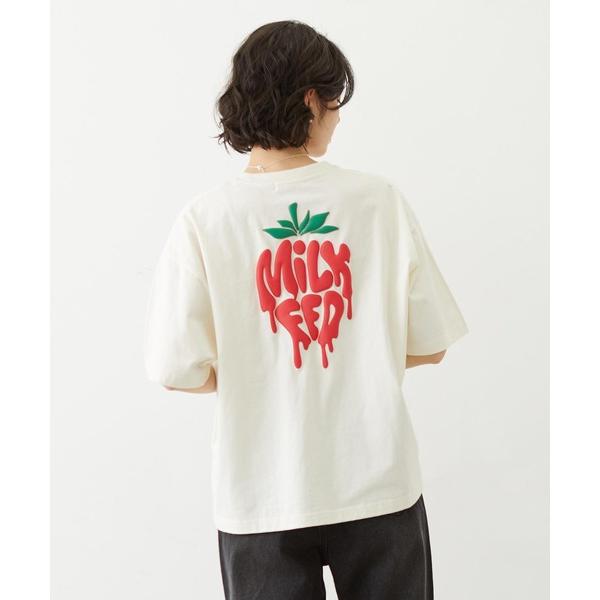 ZOZO問い合わせ番号:104723811ショップ:MILKFED.，ミルクフェドブランド:MILKFED.，ミルクフェド商品名:MELTY STRAWBERRY WIDE S/S TEEカテゴリ:トップス>Tシャツ/カットソーブラン...