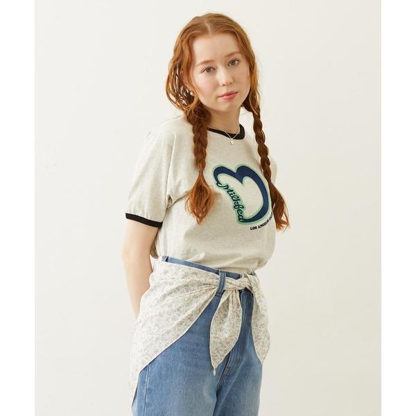 ZOZO問い合わせ番号:104723825ショップ:MILKFED.，ミルクフェドブランド:MILKFED.，ミルクフェド商品名:HEART LOGO FLOCK PRINT RINGER TEEカテゴリ:トップス>Tシャツ/カットソ...