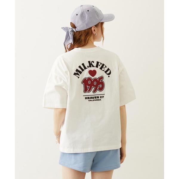 ZOZO問い合わせ番号:104723834ショップ:MILKFED.，ミルクフェドブランド:MILKFED.，ミルクフェド商品名:1995 TWILL PATCH WIDE S/S TEEカテゴリ:トップス>Tシャツ/カットソーブラン...