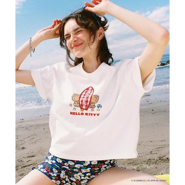 ZOZO問い合わせ番号:104723836ショップ:MILKFED.，ミルクフェドブランド:sanrio，サンリオ，MILKFED.，ミルクフェド商品名:MILKFED. × HELLO KITTY SUN-KISSED SURF S/S ...