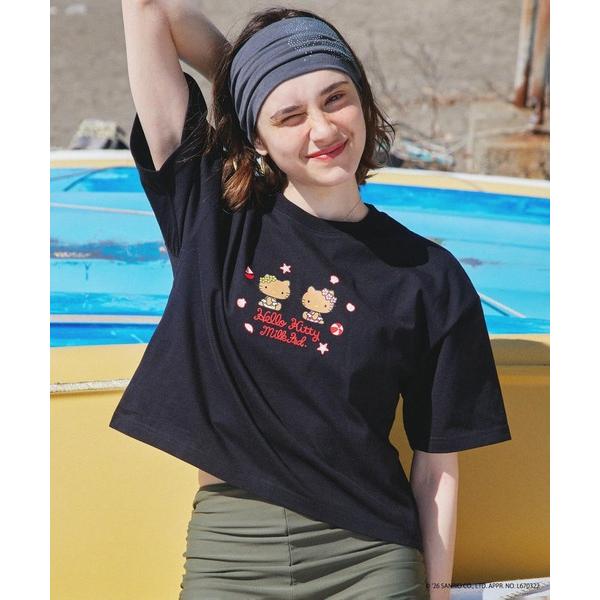 ZOZO問い合わせ番号:104723837ショップ:MILKFED.，ミルクフェドブランド:sanrio，サンリオ，MILKFED.，ミルクフェド商品名:MILKFED. × HELLO KITTY SUN-KISSED F2F S/S T...