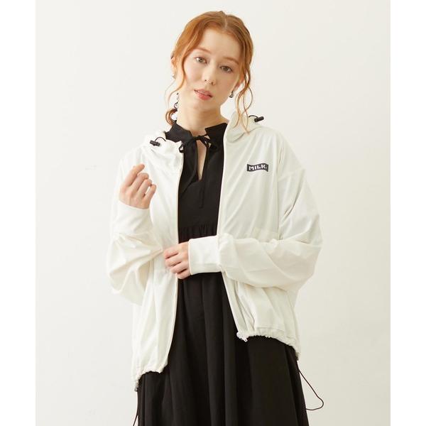 ZOZO問い合わせ番号:104723838ショップ:MILKFED.，ミルクフェドブランド:MILKFED.，ミルクフェド商品名:RASH GUARD ZIP HOODIEカテゴリ:水着/着物・浴衣>ラッシュガードブランド品番:103...