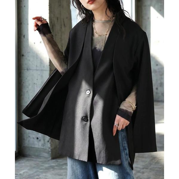 ZOZO問い合わせ番号:104725251ショップ:antiqua，アンティカブランド:antiqua，アンティカ商品名:ノーカラー ジャケットカテゴリ:ジャケット/アウター>ノーカラージャケットブランド品番:KYO-3013素材:表...