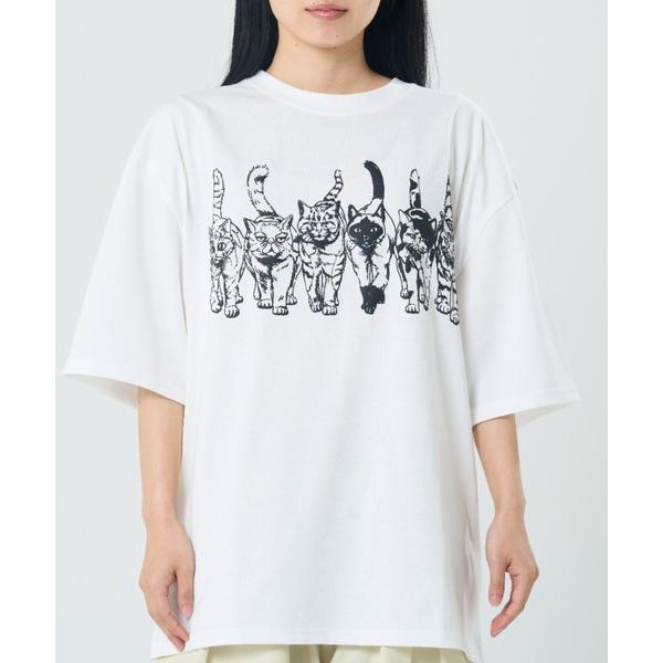 ZOZO問い合わせ番号:104729471ショップ:go slow caravan，ゴースローキャラバンブランド:CORISCO，コリスコ，go slow caravan，ゴースローキャラバン商品名:モノトーンアニマル柄TEE(M1)カテゴ...