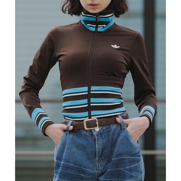 ZOZO問い合わせ番号:104729555ショップ:ROOP TOKYO，ループトーキョーブランド:adidas，アディダス，ROOPTOKYO，ループトウキョウ商品名:adidas/アディダス ビンテージ TT ハイ ニット リブ トップ...