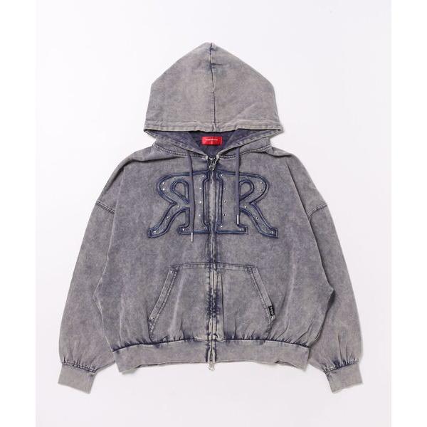 ZOZO問い合わせ番号:104730029ショップ:repipi armario，レピピアルマリオブランド:repipi armario，レピピ アルマリオ，10C REPIPI，ジューシーレピピ商品名:スタッズロゴWZIPパーカーカテゴリ...