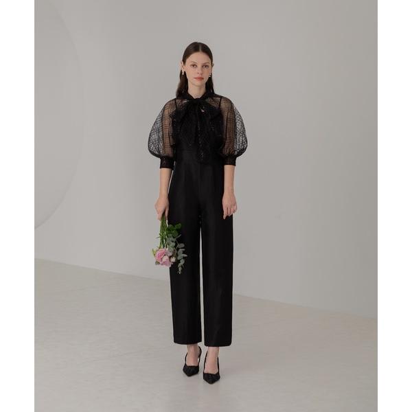 『タイムセール実施中』参考価格：18，899円発売時期：2024年09月コンディション：A（使用感なし）数回使用した程度で使用感が感じられないアイテム参考商品名：【LEJA】ドット柄スパンコールパフスリーブボレロオールインワンドレス 2点セ...