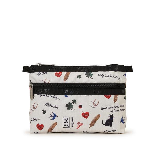 ZOZO問い合わせ番号:104765338ショップ:LeSportsac，レスポートサックブランド:LeSportsac，レスポートサック商品名:COSMETIC CLUTCH ハッピーウィッシーズカテゴリ:財布/小物>ポーチブランド...