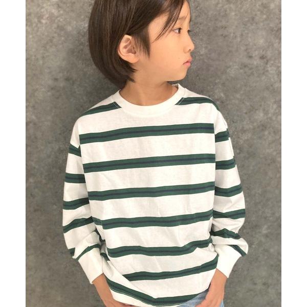 『タイムセール実施中』ZOZO問い合わせ番号:104765443ショップ:Avenue，アヴェニューブランド:SHISKY，シスキー商品名:【先染めボーダー】オーバーサイズ　長袖Tシャツ（543-102）カテゴリ:トップス>Tシャツ/...