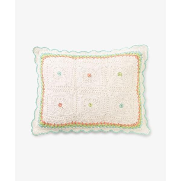 ZOZO問い合わせ番号:104765570ショップ:Afternoon Tea LIVING，アフタヌーンティー・リビングブランド:Afternoon Tea，アフタヌーンティー商品名:クロシェ編みクッションカテゴリ:インテリア>クッ...