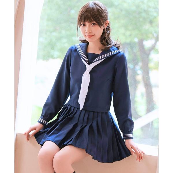 『タイムセール実施中』※このアイテムは返品・交換対象外商品です。ZOZO問い合わせ番号:104765658ショップ:CELEN，セレンブランド:LunaBelle，ルナベル商品名:「制服コスプレ3点セット」セントマリアスクール セーラー服 ...