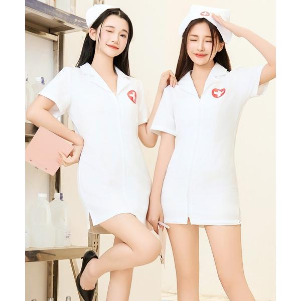 ※このアイテムは返品・交換対象外商品です。ZOZO問い合わせ番号:104765677ショップ:CELEN，セレンブランド:LunaBelle，ルナベル商品名:【ナースコスプレ7点セット】ナースモード 半袖カテゴリ:雑貨/ホビー>コスチ...