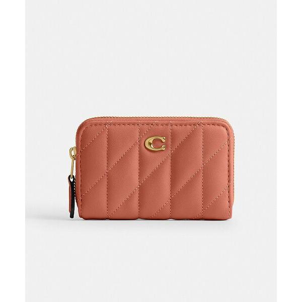 ZOZO問い合わせ番号:104765708ショップ:COACH，コーチブランド:COACH，コーチ商品名:スモール ジップ アラウンド カード ケース・ピロー キルティングカテゴリ:財布/小物>カードケースブランド品番:CM505 B...
