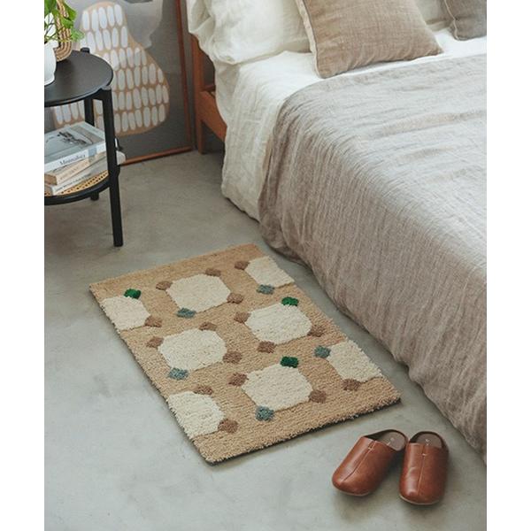 ZOZO問い合わせ番号:104766100ショップ:studio CLIP，スタディオクリップブランド:studio CLIP，スタディオクリップ商品名:スクエア幾何学柄フロアマットAカテゴリ:インテリア>ラグ/マットブランド品番:6...