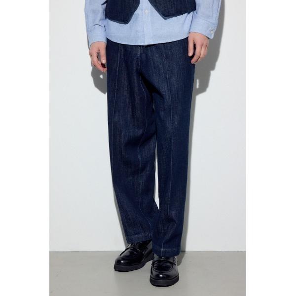 『セール実施中』ZOZO問い合わせ番号:104766561ショップ:AZUL BY MOUSSY，アズールバイマウジーブランド:AZUL BY MOUSSY，アズールバイマウジー商品名:リラックスデニムスラックスカテゴリ:パンツ>デニ...