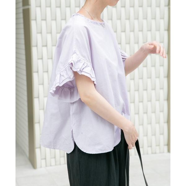 ZOZO問い合わせ番号:104766574ショップ:ITEMS URBAN RESEARCH，アイテムズ アーバンリサーチブランド:ITEMS URBANRESEARCH，アイテムズ アーバンリサーチ商品名:ダブルフリルブラウスカテゴリ:ト...