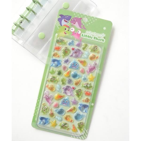 ZOZO問い合わせ番号:104766622ショップ:Port，ポートブランド:Jelly moo，ジェリームー商品名:【 Jelly moo / ジェリームー 】 リトルシャーク ぷくぷく キャンディー シール / ステッカーカテゴリ:雑貨...