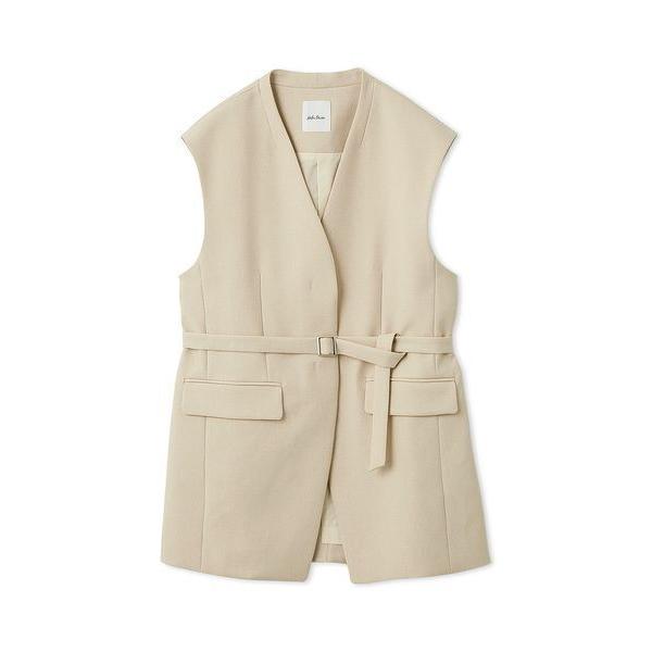 ZOZO問い合わせ番号:104766645ショップ:Mila Owen，ミラ オーウェンブランド:Mila Owen，ミラオーウェン商品名:共ベルト付きオーバーサイズノーカラーベストカテゴリ:ジャケット/アウター>その他アウターブラン...