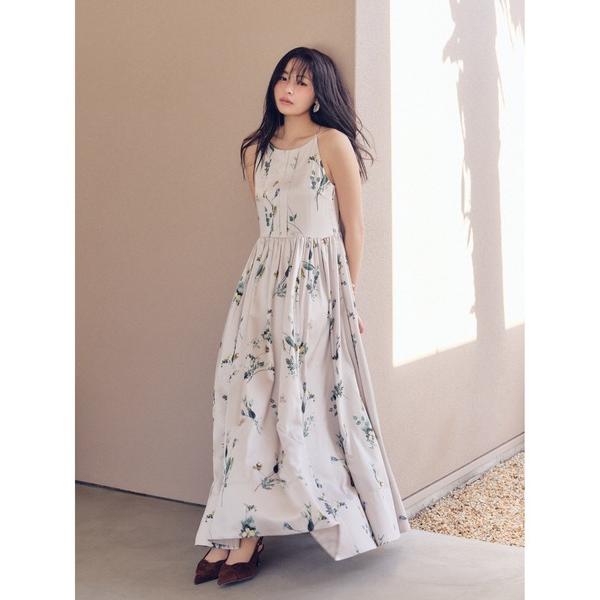 ZOZO問い合わせ番号:104766685ショップ:SNIDEL，スナイデルブランド:SNIDEL，スナイデル商品名:【WEB限定00サイズあり】ボタニカルパターンキャミワンピースカテゴリ:ワンピース/ドレス>ワンピースブランド品番:...