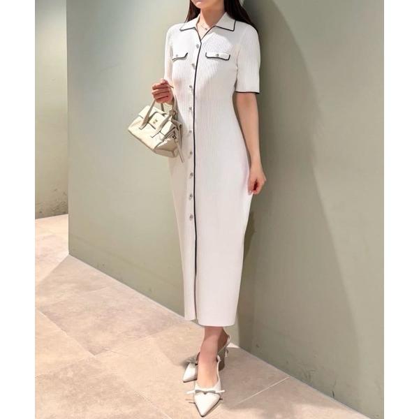 ZOZO問い合わせ番号:104766689ショップ:SNIDEL，スナイデルブランド:SNIDEL，スナイデル商品名:フロントボタンニットワンピースカテゴリ:ワンピース/ドレス>ワンピースブランド品番:SWNO261158素材:: レ...