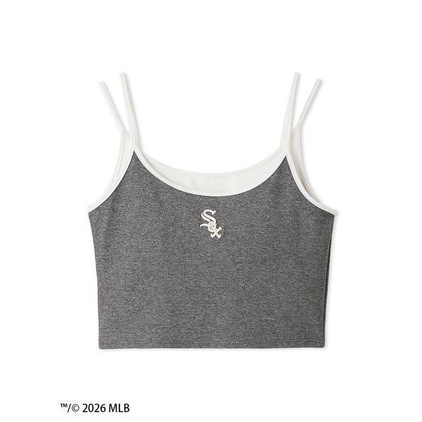 ZOZO問い合わせ番号:104766716ショップ:SNIDEL，スナイデルブランド:SNIDEL，スナイデル商品名:【MLB】レイヤードカップイントップスカテゴリ:トップス>キャミソールブランド品番:SWCT261090素材:本体:...